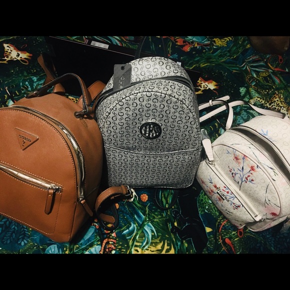Guess | Bags | Set Of 3 Guess Mini Backpacks With Tags And Wrapping ...